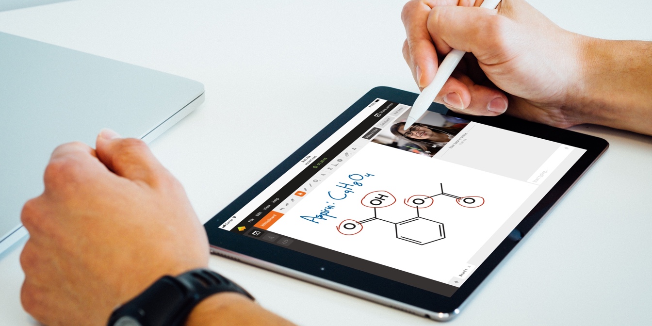 We now support tablets for online lessons!